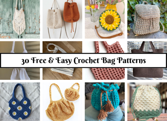 30 Free & Easy Crochet Bag Patterns - MyFavoritePatterns