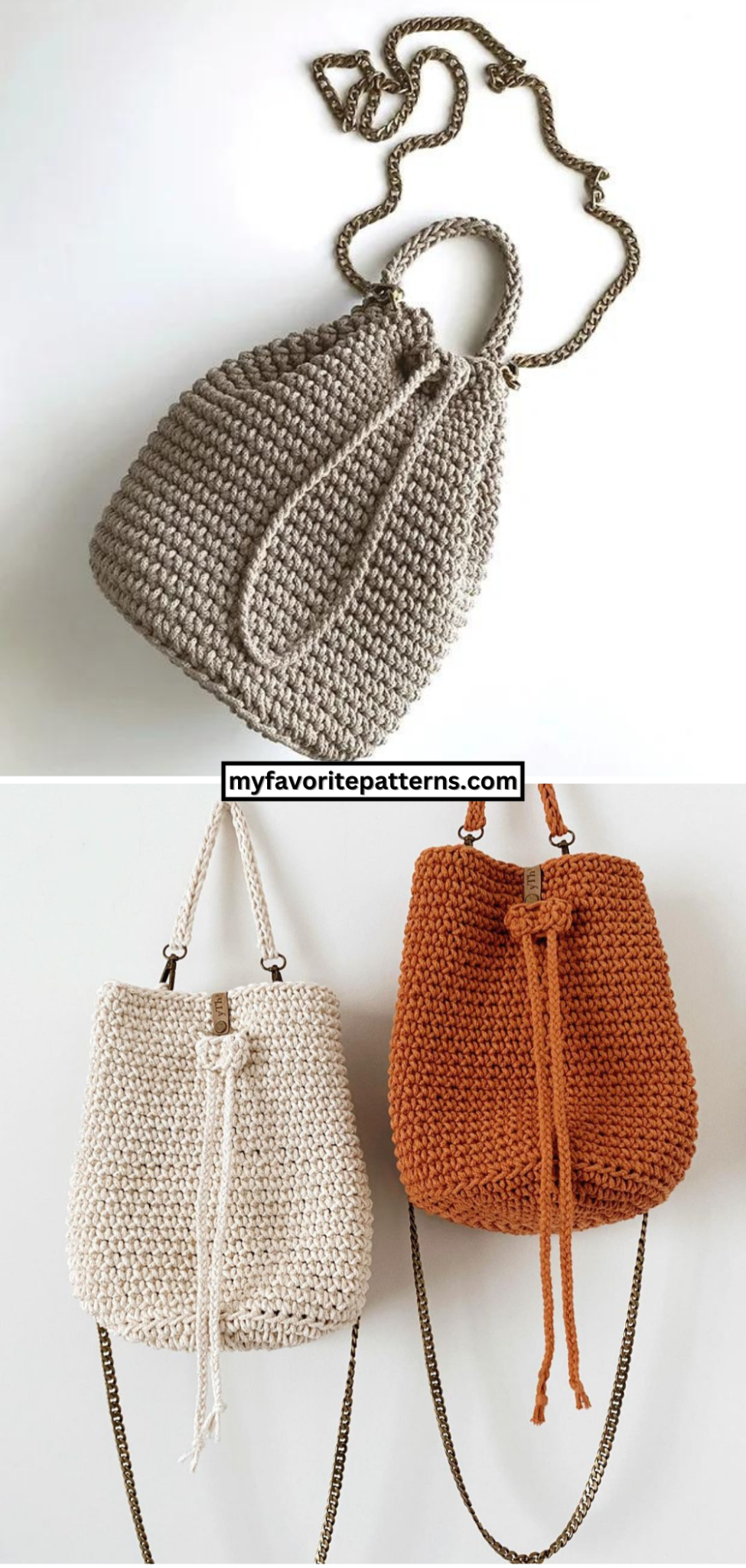 30 Free & Easy Crochet Bag Patterns - MyFavoritePatterns