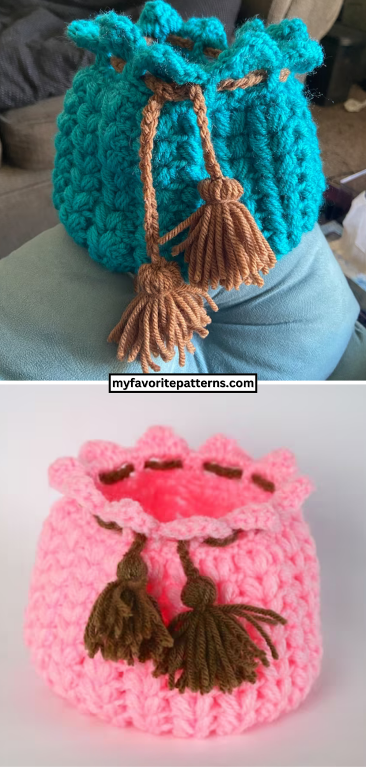30 Free & Easy Crochet Bag Patterns - MyFavoritePatterns