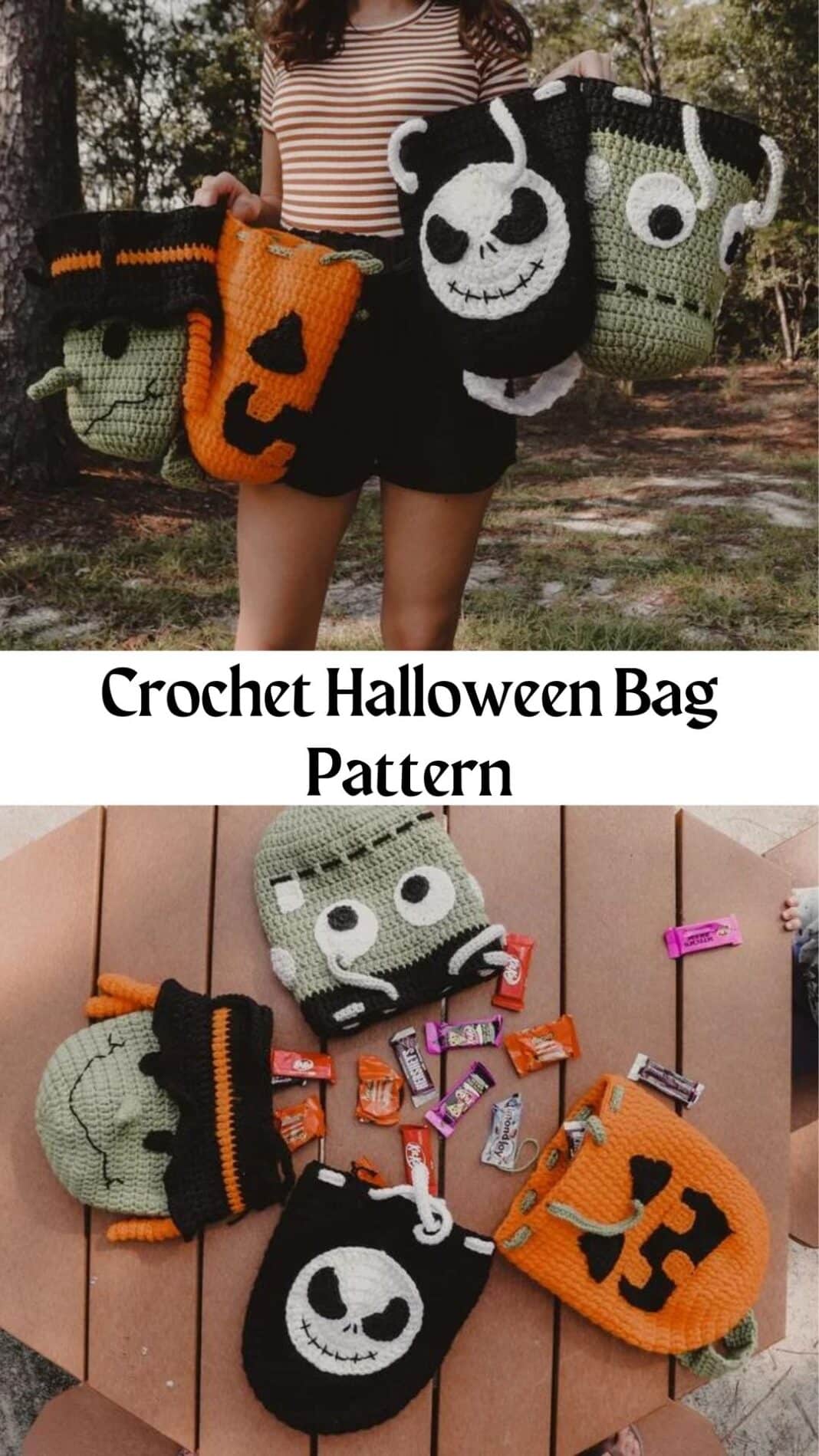 Crochet Halloween Bag Pattern - MyFavoritePatterns