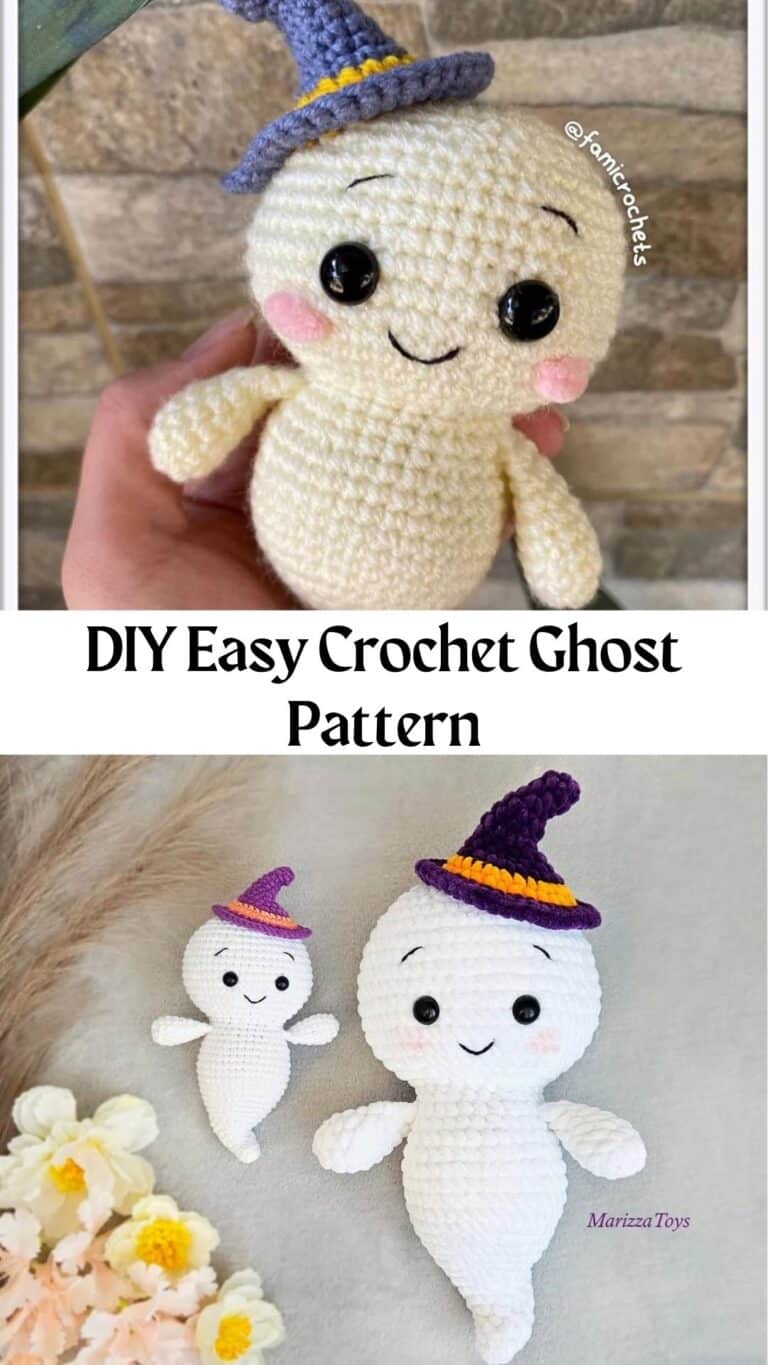DIY Easy Crochet Ghost Pattern - MyFavoritePatterns
