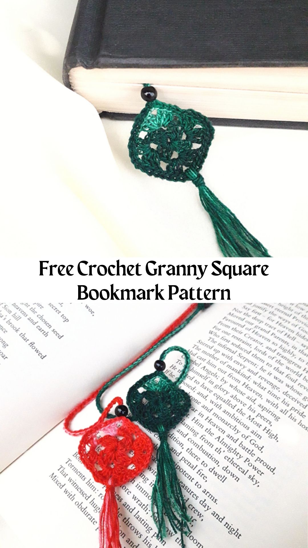 30 Free Crochet Bookmark Patterns for Book Lovers - MyFavoritePatterns