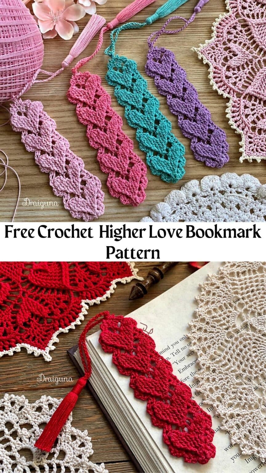 30 Free Crochet Bookmark Patterns for Book Lovers - MyFavoritePatterns
